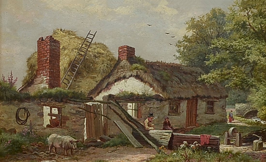 EDGAR LONGSTAFFE IRISH HOMESTEAD PAINTING - Jan 26, 2020 | Burchard ...