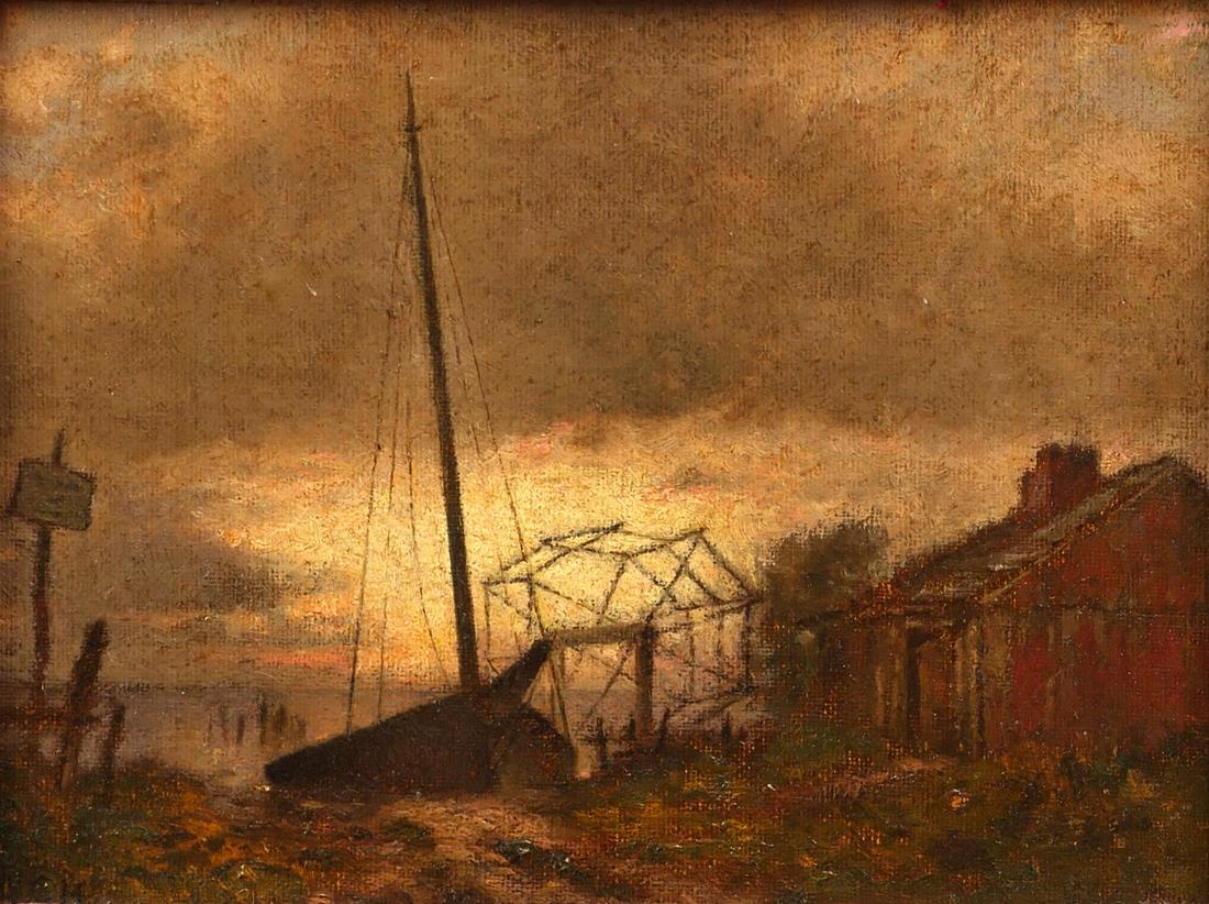 A. C. Howland Painting At Bellport