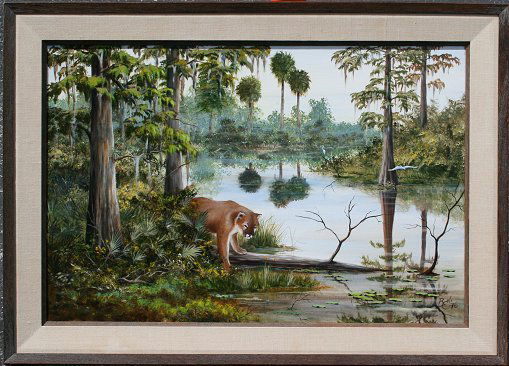 1237: EARLY BEN ESSENBURG FLORIDA PAINTING