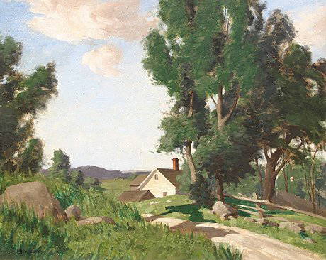 182: BERTRAM BRUESTLE NEW ENGLAND LANDSCAPE PAINTING - Jan 23, 2005 ...