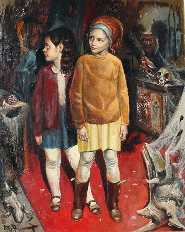 Bernard Locca Surreal Painting