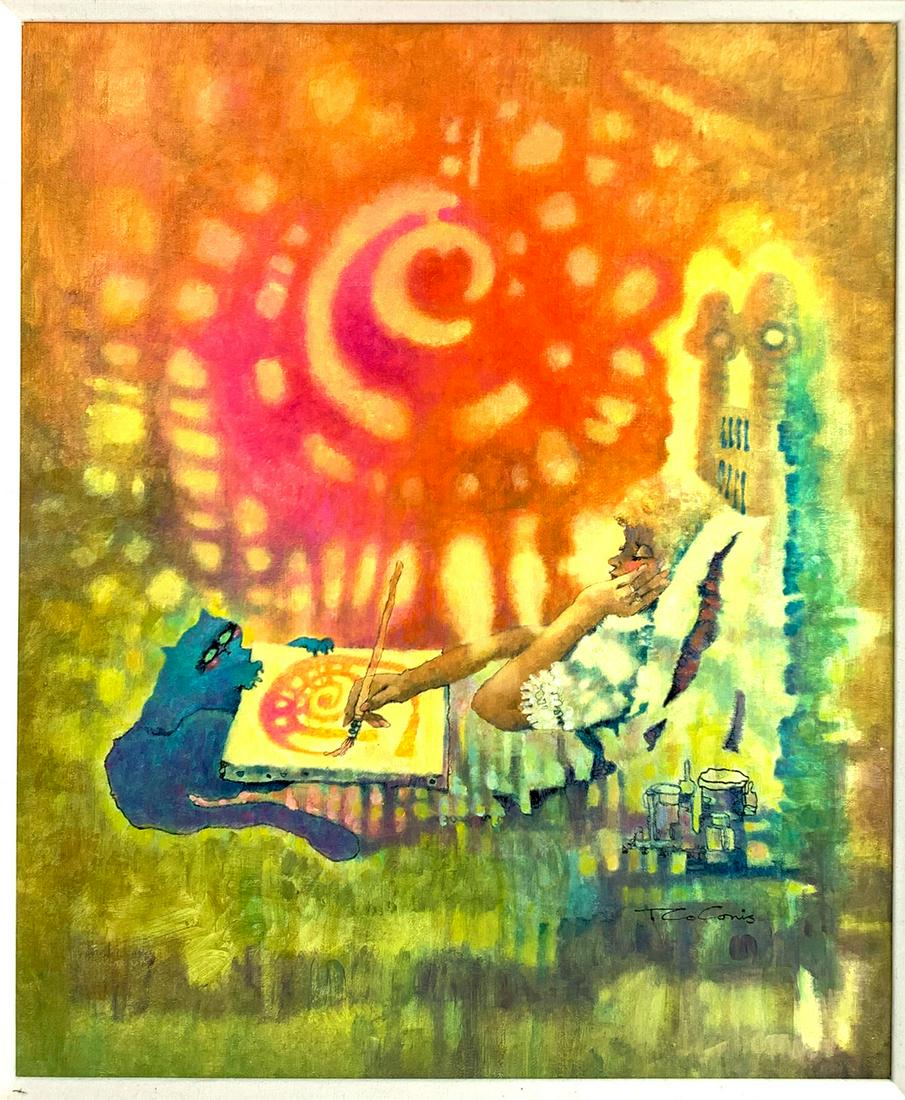 TED COCONIS ILLUSTRATION PAINTING - Oct 18, 2020 | Burchard Galleries ...