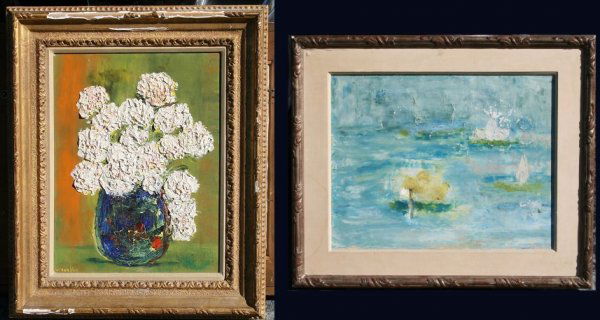 415: 2 VERNA HULL PAINTINGS