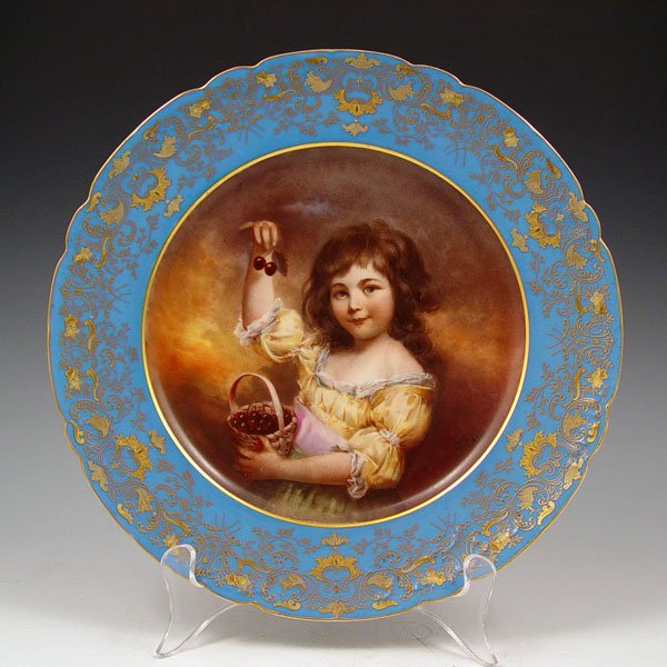 ARTIST SIGNED FRENCH LIMOGES CABINET PLATE - Jan 25, 2009 | Burchard ...