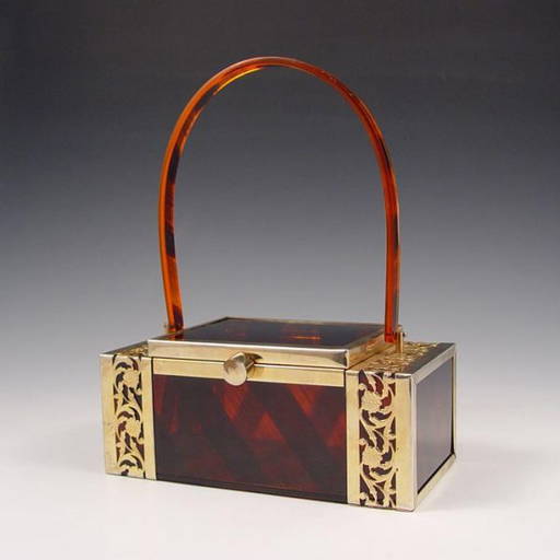 Tyrolean New York Vintage Lucite Box Purse