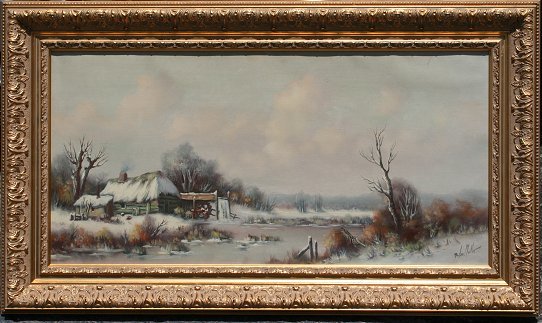 135: ANTON MULLER DUTCH WINTER PAINTING - May 17, 2009 | Burchard ...