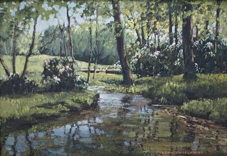 Edna Palmer Engelhardt Shady Brook Painting