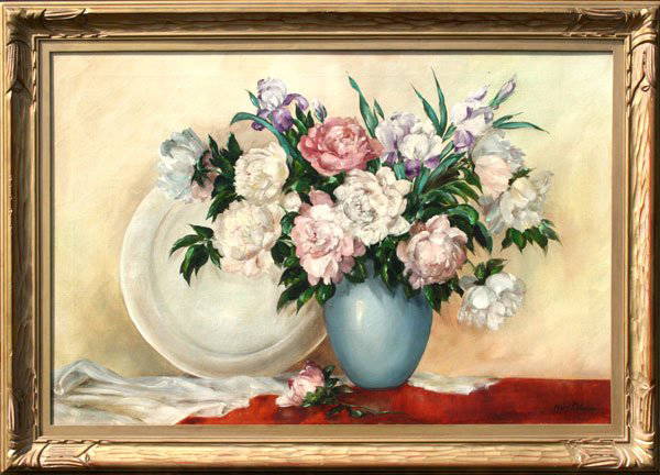 Mary Weiser Peonies Painting