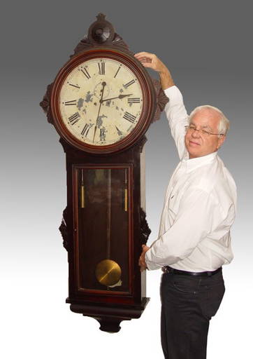 Ansonia 'general' Regulator Walnut Clock