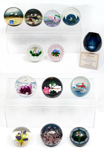 13 Pc. Selkirk & Caithness Paperweight Collection
