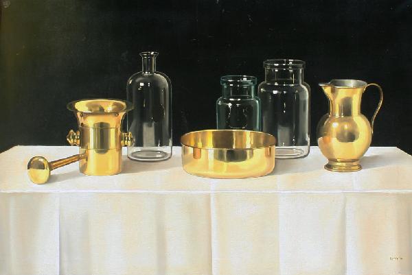 Andras Gombar Still Life Painting