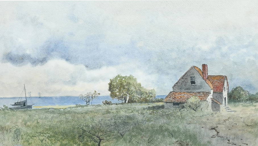 FRANK REHN COASTAL SCENE WATERCOLOR - Mar 19, 2022 | Burchard Galleries ...