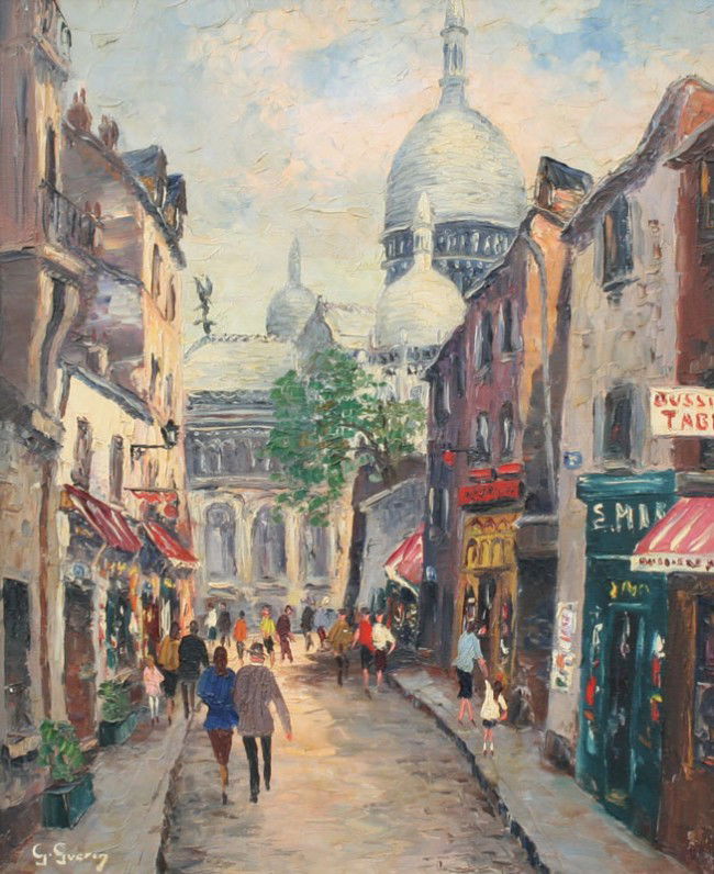 106: G. GUERIN PARISIAN PAINTING
