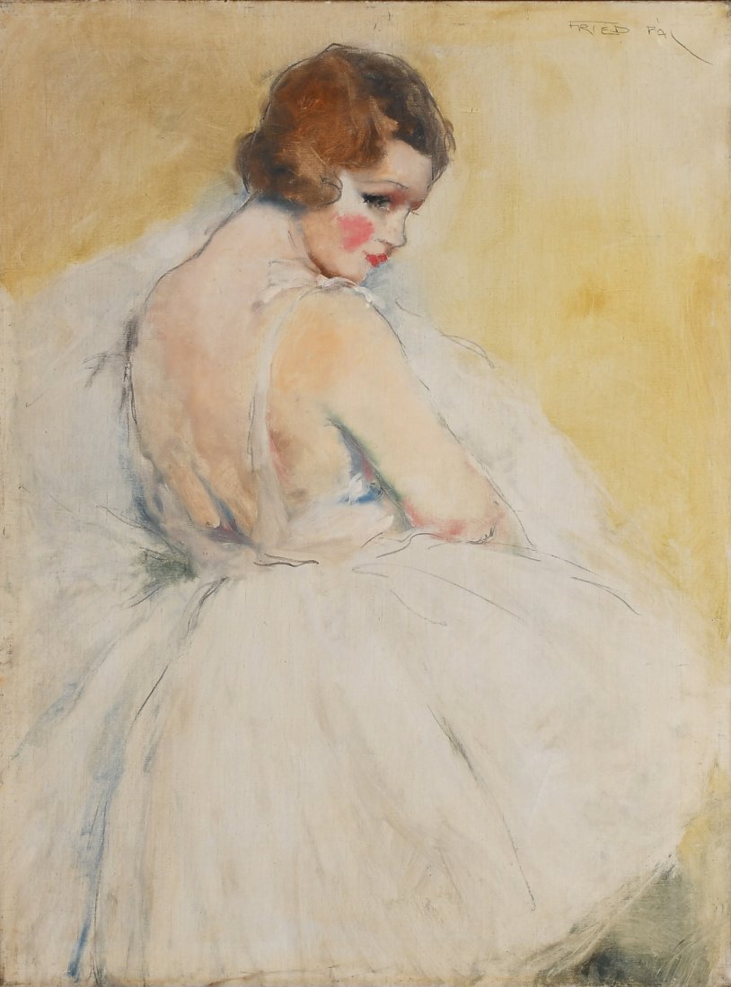 Pal Fried Ballerina Painting