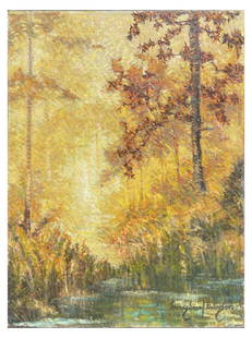 Franz Bolinger Impressionist Landscape Painting