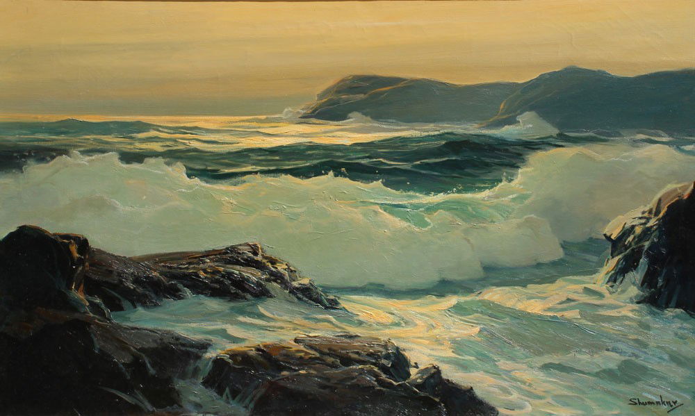 PHILIP SHUMAKER SEASCAPE PAINTING - Oct 23, 2011 | Burchard Galleries ...