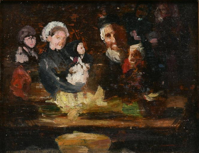 E.K.K. WETHERILL FAMILY PAINTING (#1190) on Jan 22, 2023 | Burchard ...