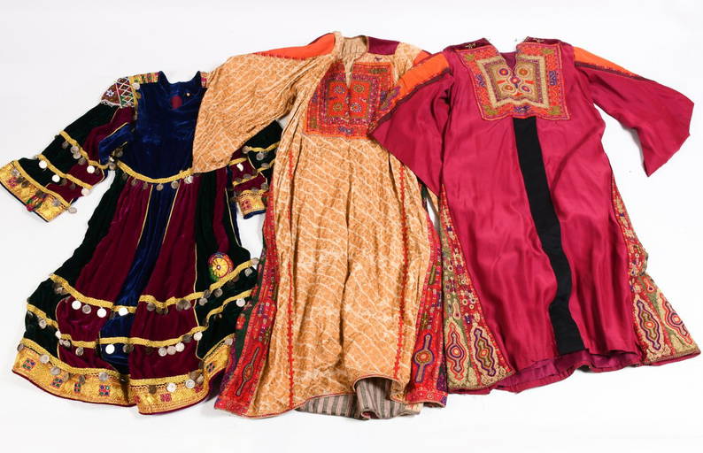 Three Embroidered Middle Eastern Robes