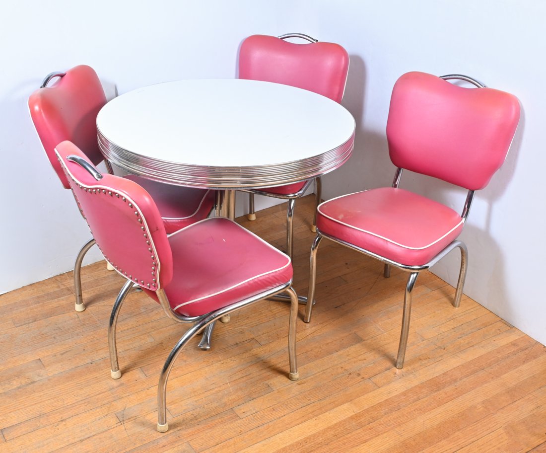 VINTAGE RETRO 5 PIECE DINETTE SET - Mar 19, 2023 | Burchard Galleries ...
