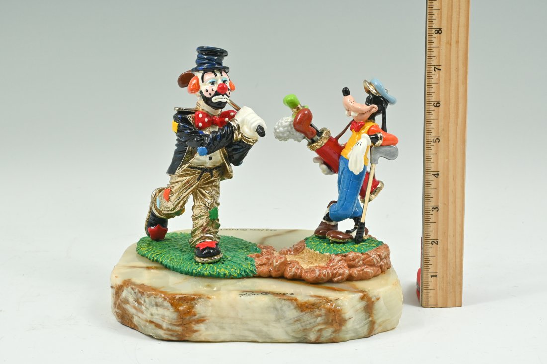 DISNEY GOOFY AND EMMETT KELLY GOLFING CLOWN SCULPTURE - Apr 15, 2023 ...