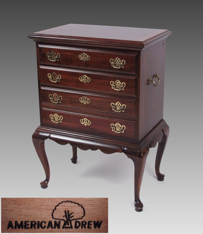 52: AMERICAN DREW MAHOGANY SILVER CHEST - Mar 25, 2012 | Burchard ...