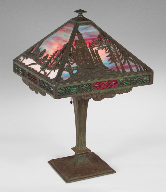 11: BRADLEY & HUBBARD FILIGREE SHADE TABLE LAMP - Mar 25, 2012 ...