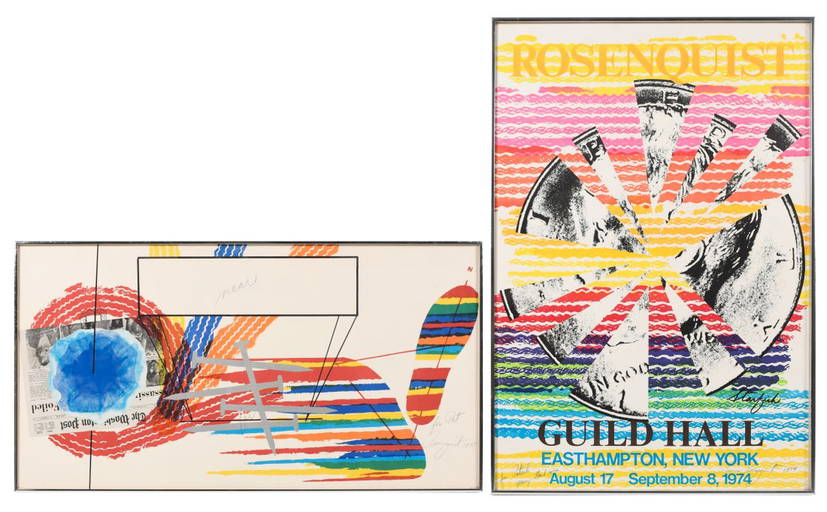 Two James Rosenquist Hand Signed Lithographs