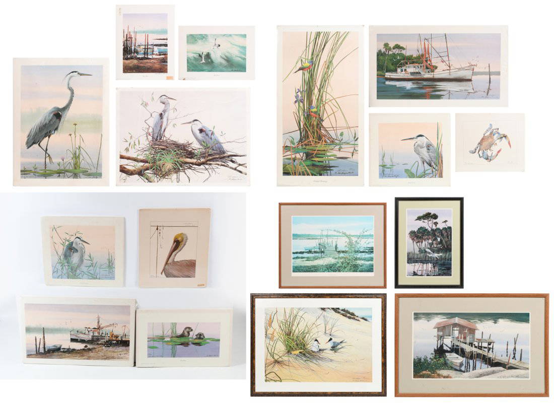 Massive Neil Adamson Print Collection Auction