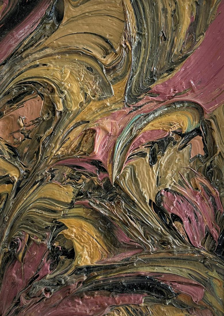 Rare Rosemary Borst Mclean Abtract Painting