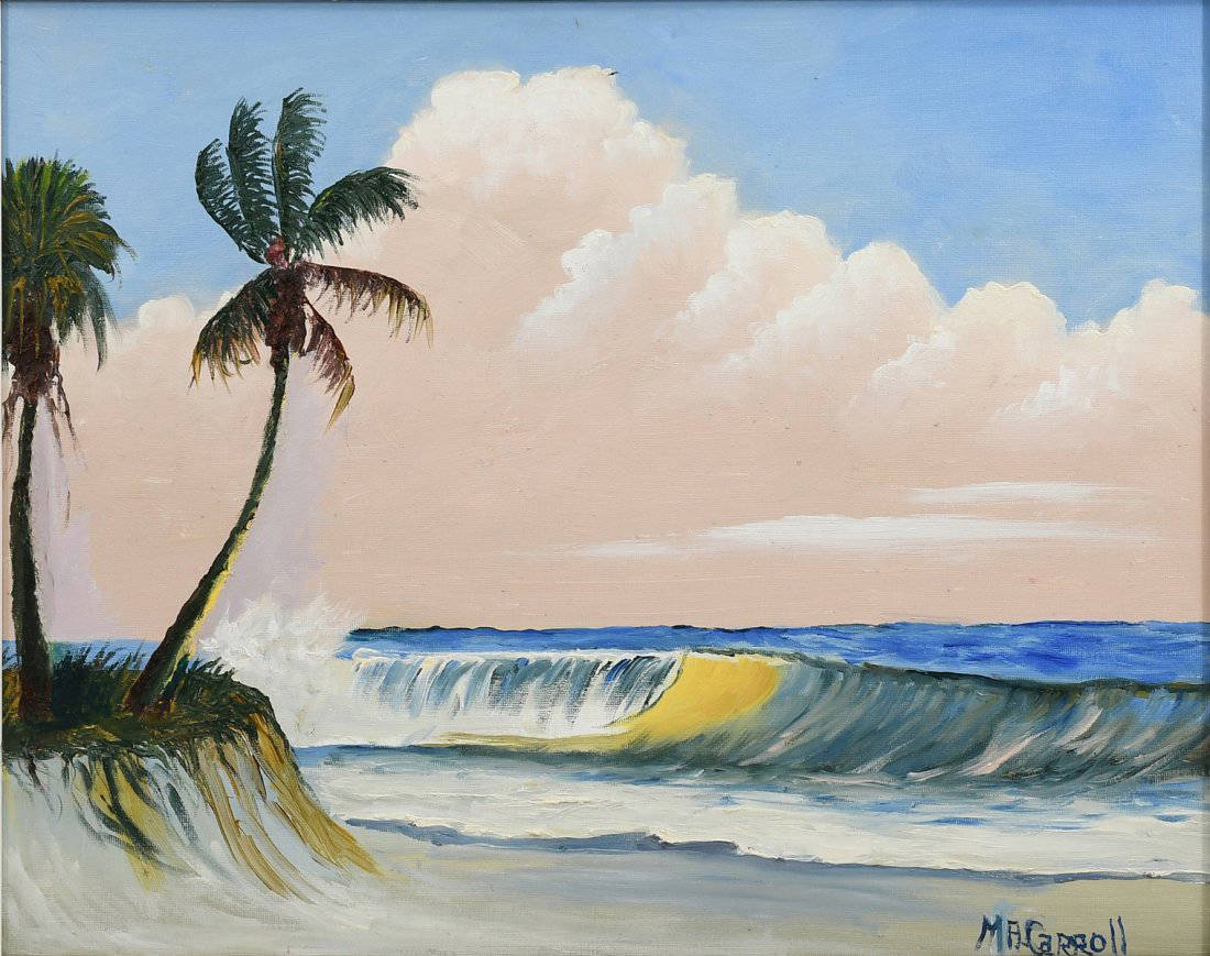Early M.a. Carroll Highwaymen Painting Auction