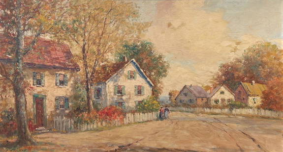 F. H. Mckay (american) Pair Oil Paintings