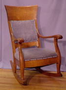 Antique Quarter-Sawn Oak Rocker with Barley Twist - Jun 10, 2017 ...