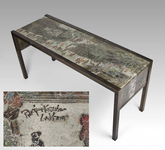 Philip & Kelvin Laverne Oriental Console Table