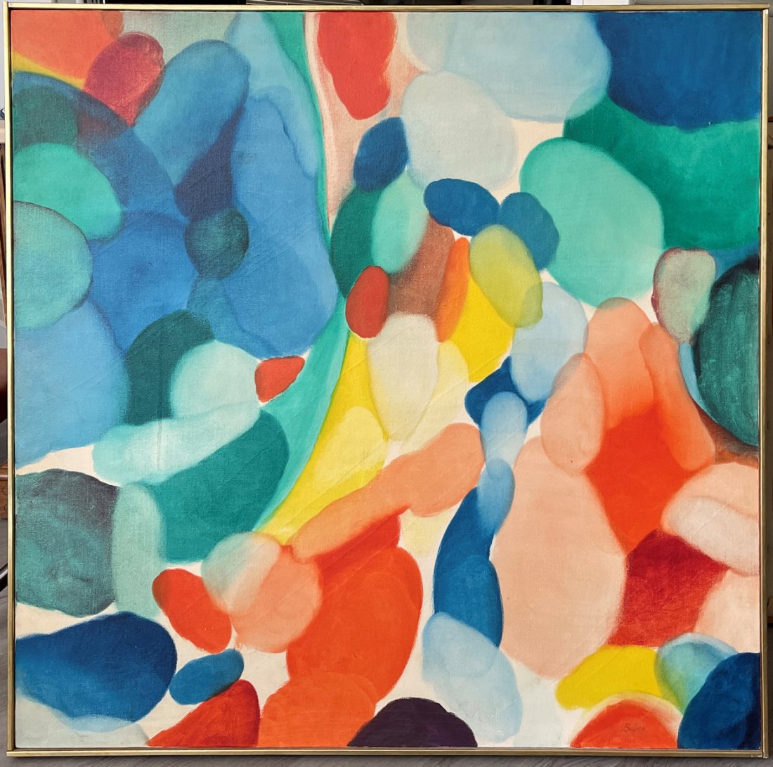 Alice Baber Abstract Painting