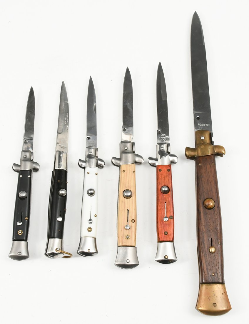 6pc. Switchblade Knife Lot Auction