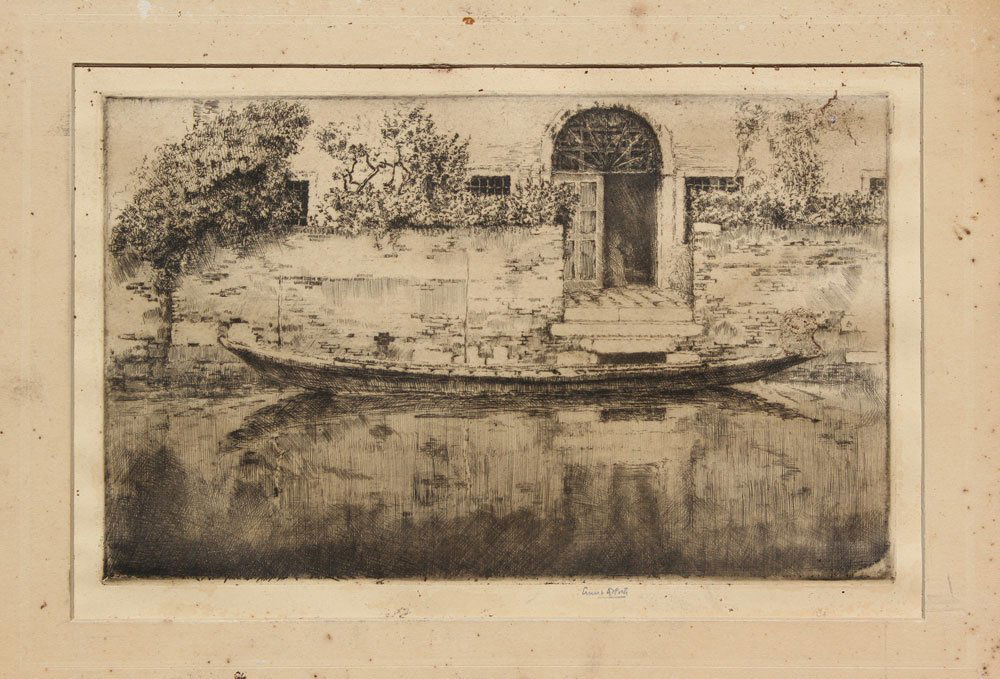 Ernest Roth Venice Etching