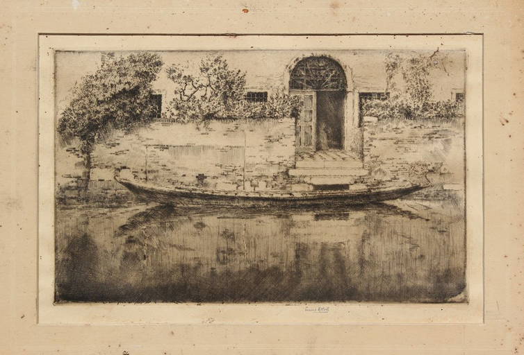 Ernest Roth Venice Etching