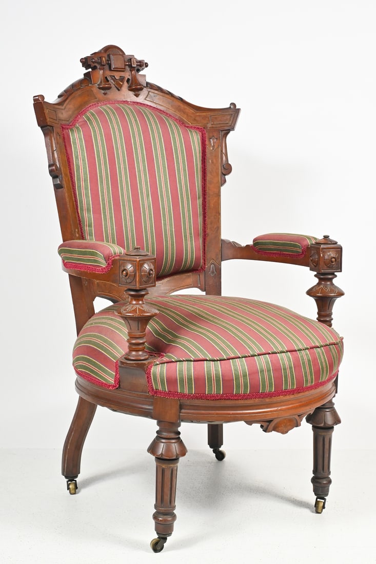 American Aesthetic Pottier Stymus? Armchair Auction