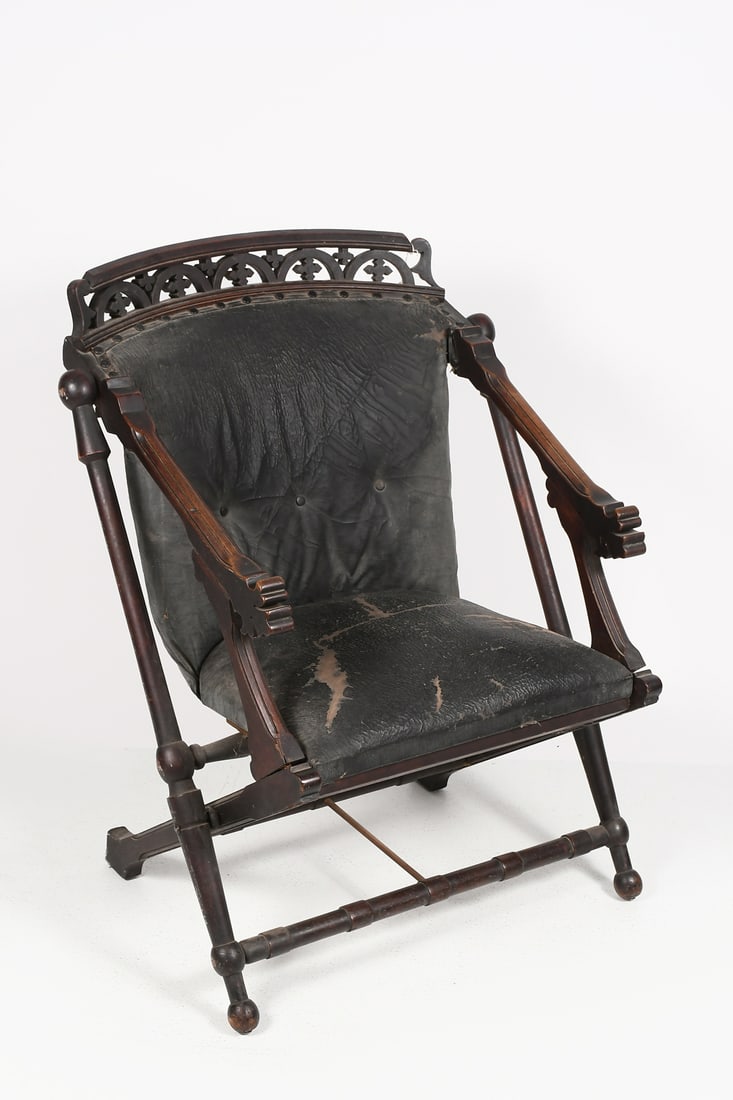 George Hunzinger Leather Chair Auction