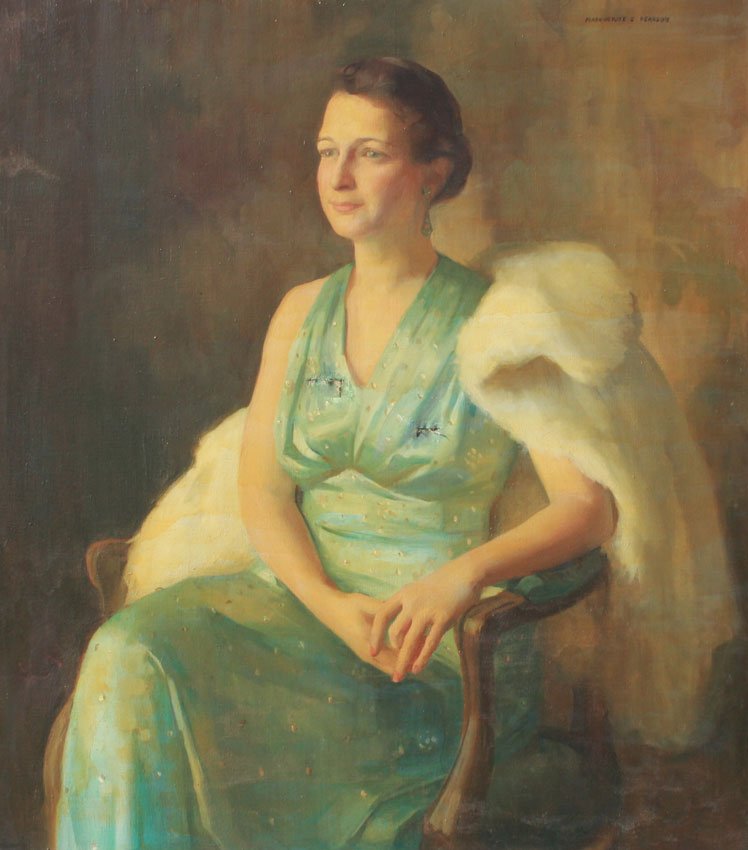 Marguerite Pearson Portrait Oil Painting