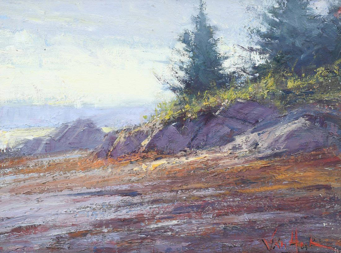 George Van Hook Maine Coast Painting Auction