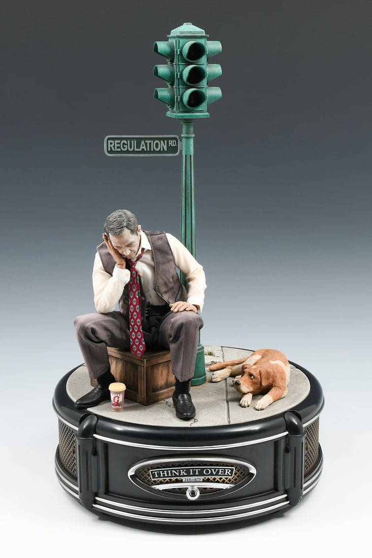 Sam Zell Automaton "think It Over" Auction