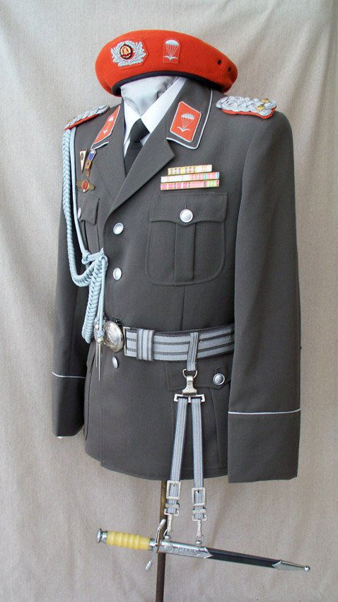 East German Paratrooper Officer Uniform