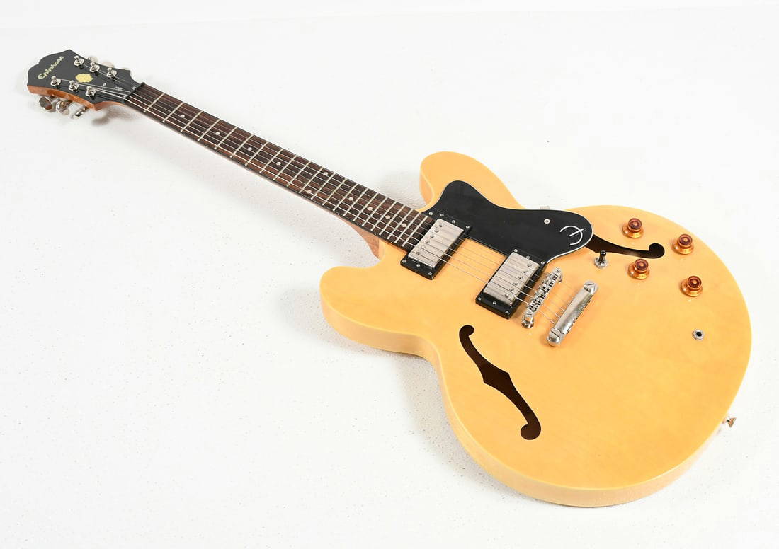 Gibson Epiphone Dot Electric Guitar In Case Auction