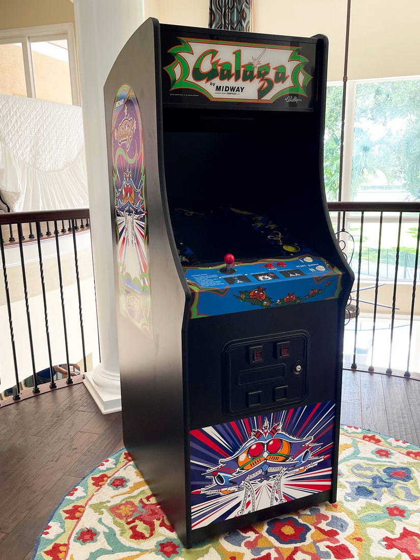 Multi-game Modified Galaga Arcade Cabinet Auction