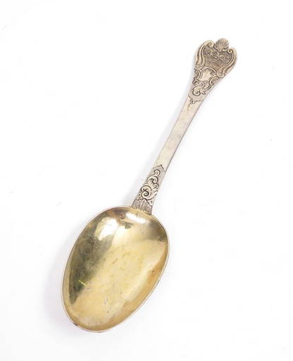 1696 English Silver Trifid End Spoon