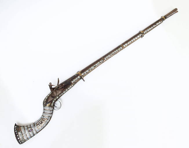 Persian / Afghan Inlaid Jezail Musket / Rifle