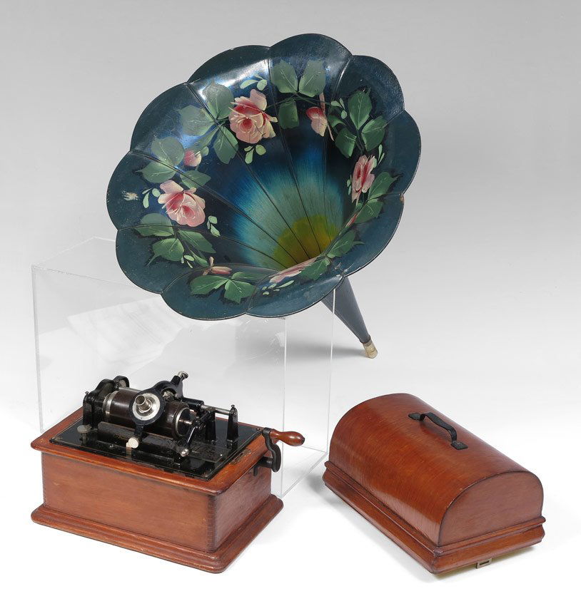 324: EDISON STANDARD CYLINDER ROLL PHONOGRAPH & HORN - Nov 18, 2012 ...