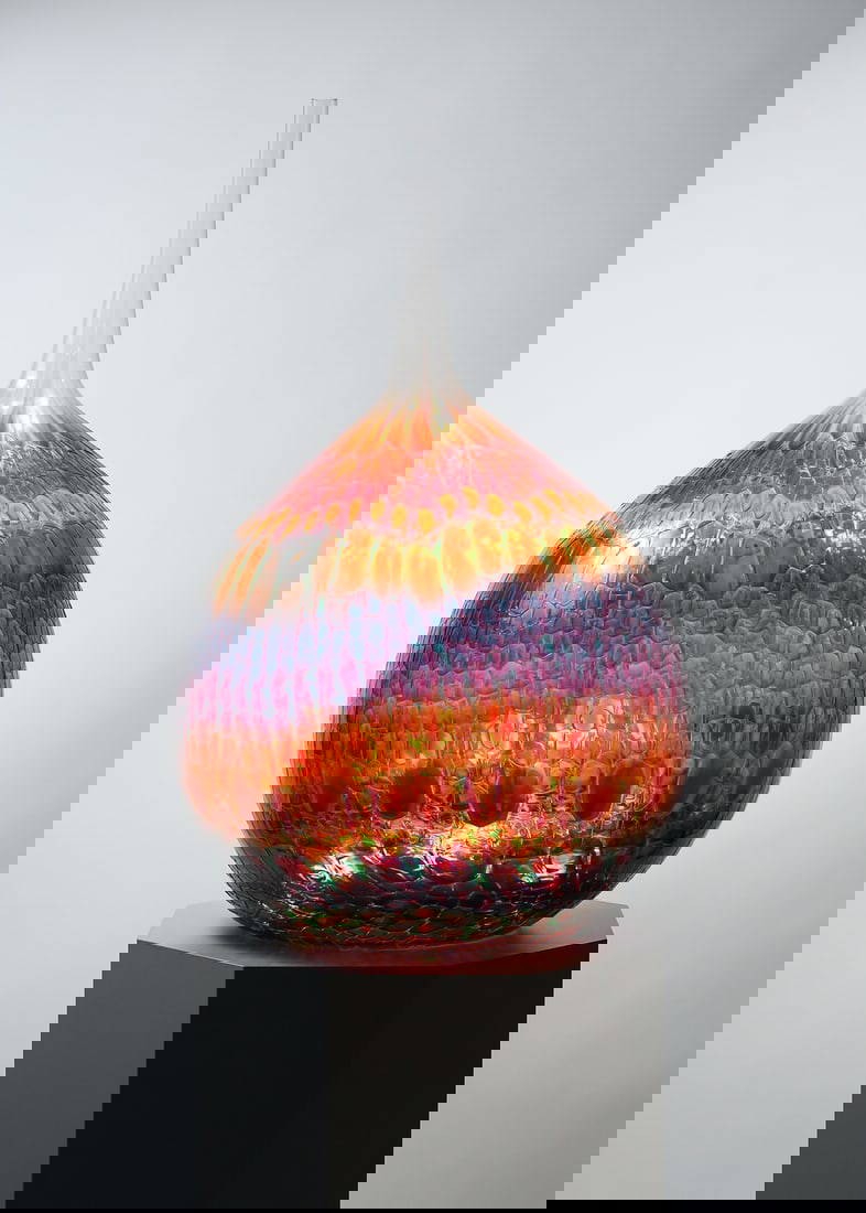 Stephen Rolfe Powell Art Glass Vase Auction