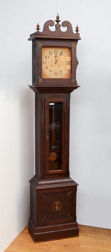 40: FEDERAL STYLE GRANDFATHER CLOCK